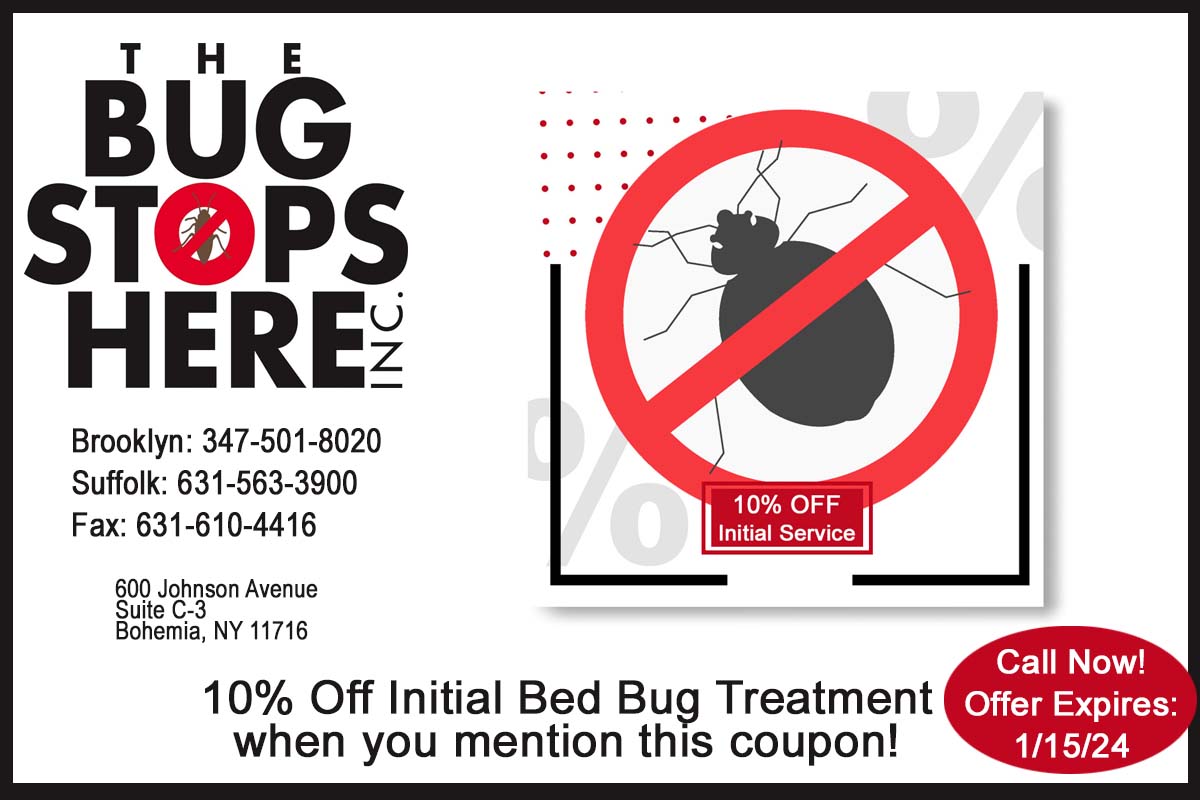 Check Out Our Latest Coupon Offerings from The Bugs Stop Here